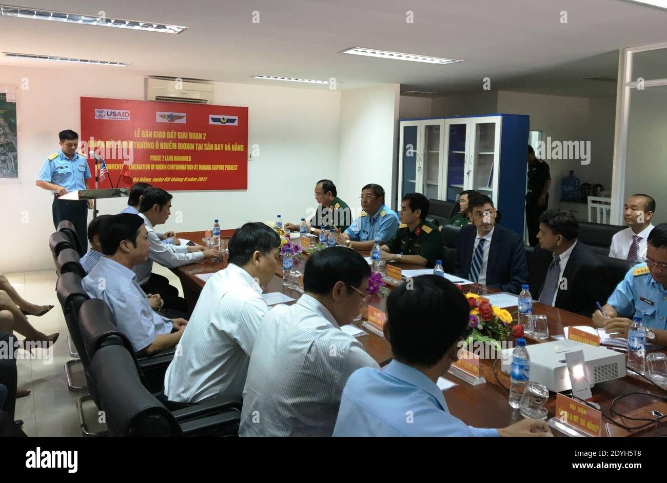 Land Handover Ceremony at Danang Airport (38060053491 Stock Photo - Alamy