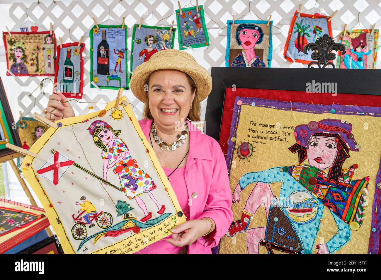 Alabama Tuscumbia Spring Park Helen Keller Festival of the Arts,artist ...