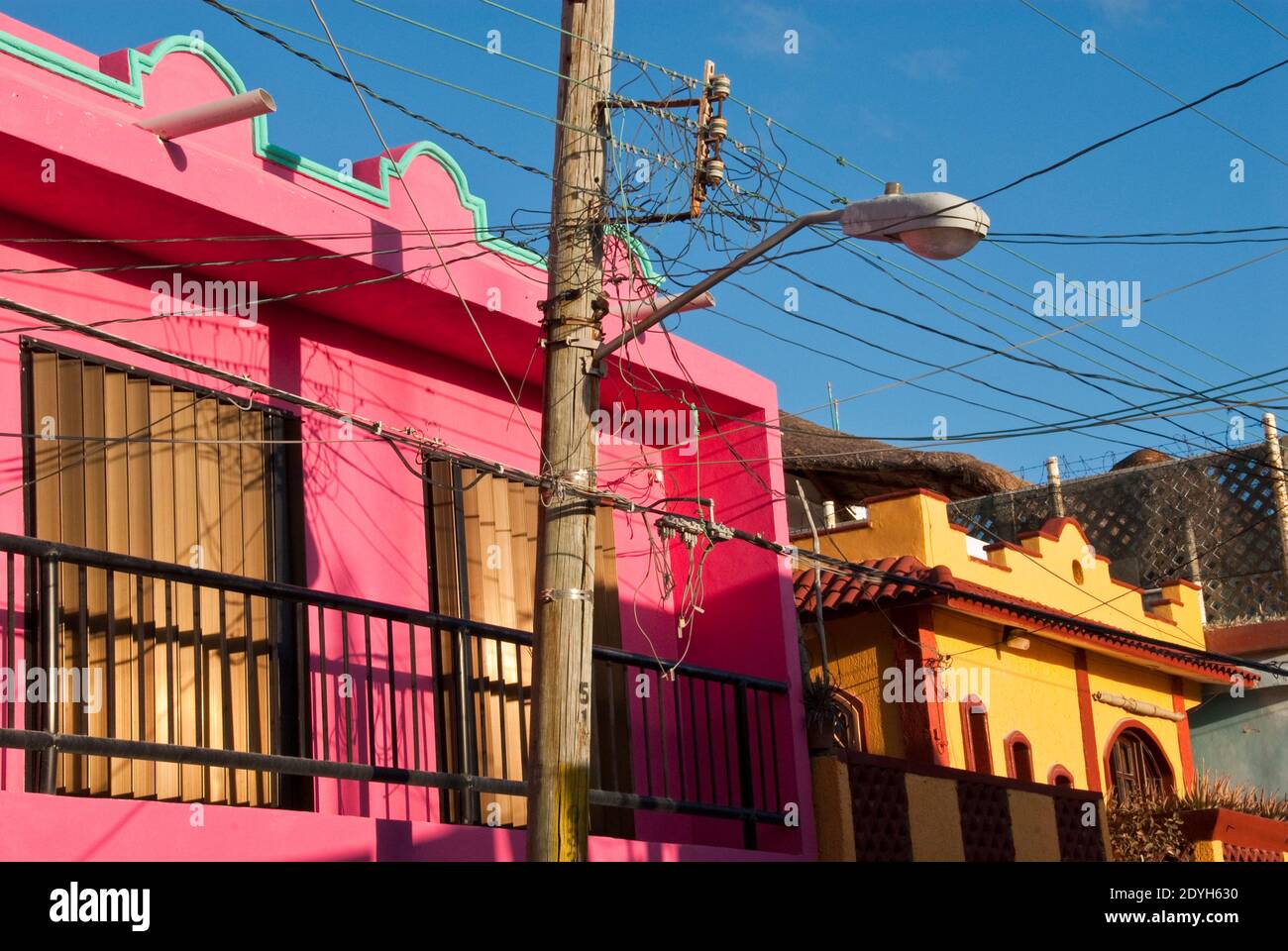 Mexico power lines hi-res stock photography and images - Alamy