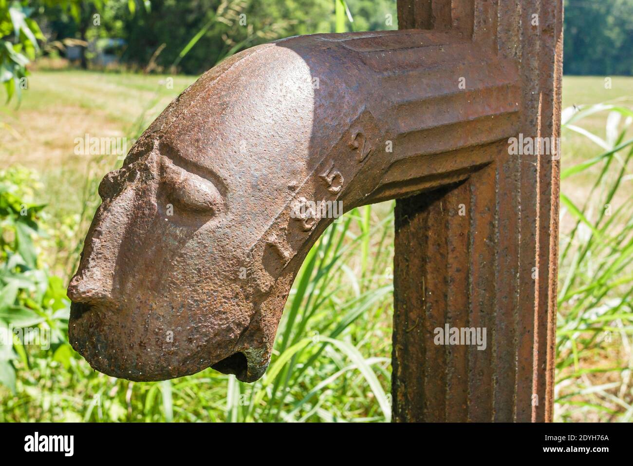 Alabama Orrville Old Cahawba Archeological Park,artesian face well 1852 ...