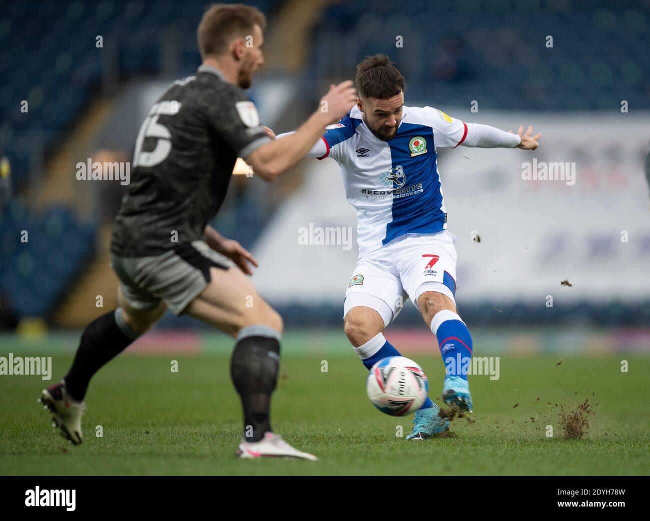 Blackburn, UK. 26th Dec, 2020. Adam Armstrong of Blackburn Rovers ...
