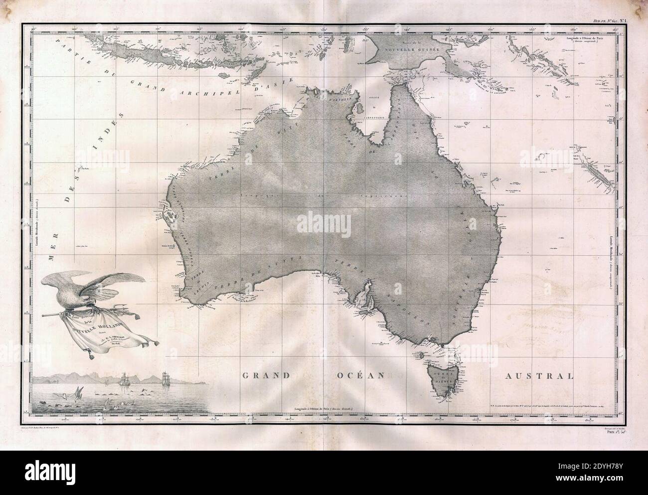 Map of australia with scale hi-res stock photography and images - Alamy
