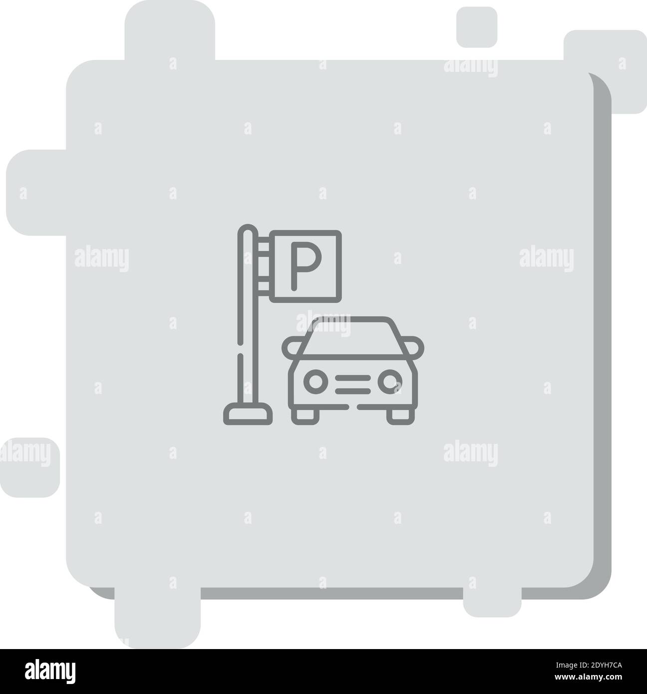 parking area vector icon modern simple vector illustration Stock Vector ...