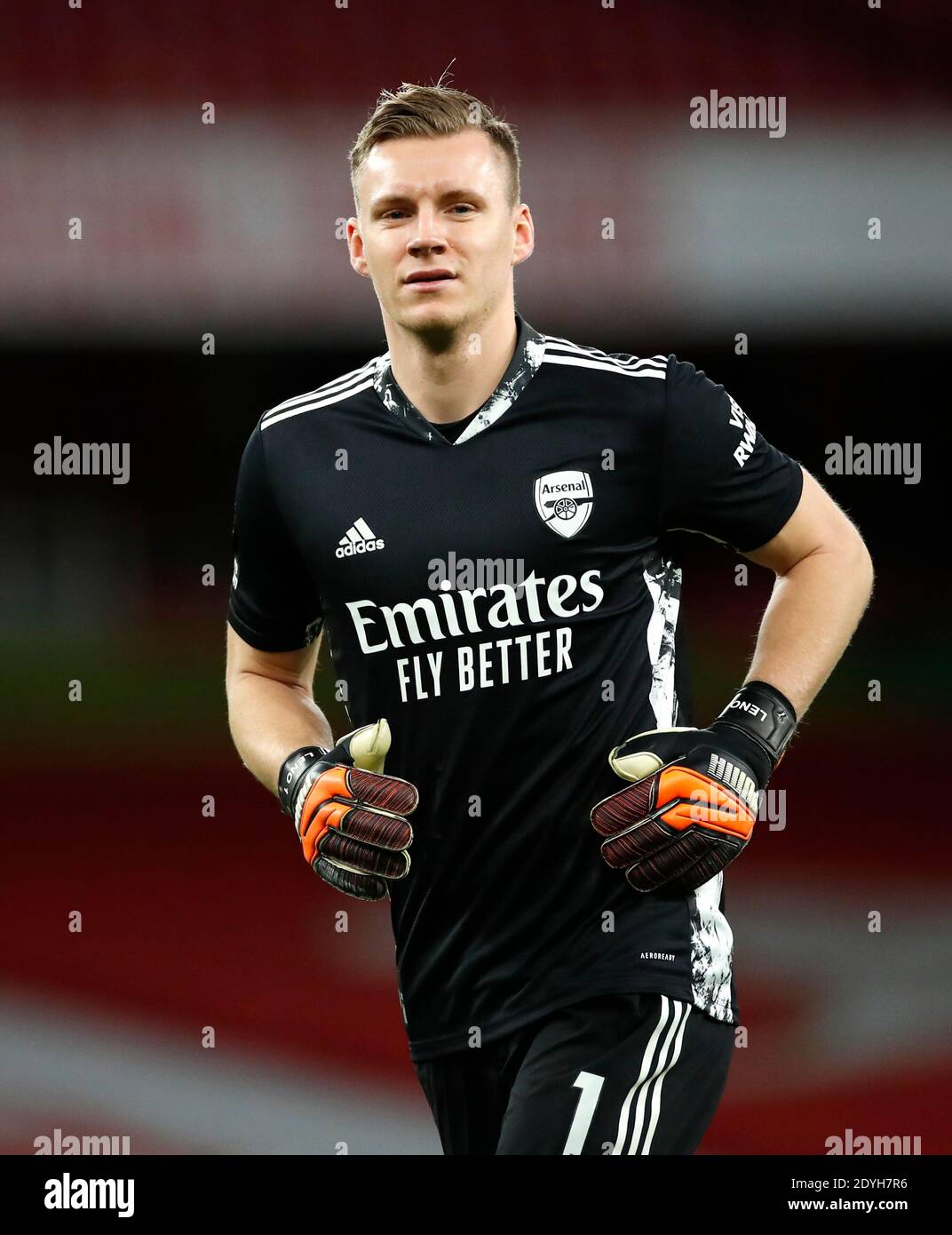 Arsenal goalkeeper Bernd Leno during the Premier League match at the ...