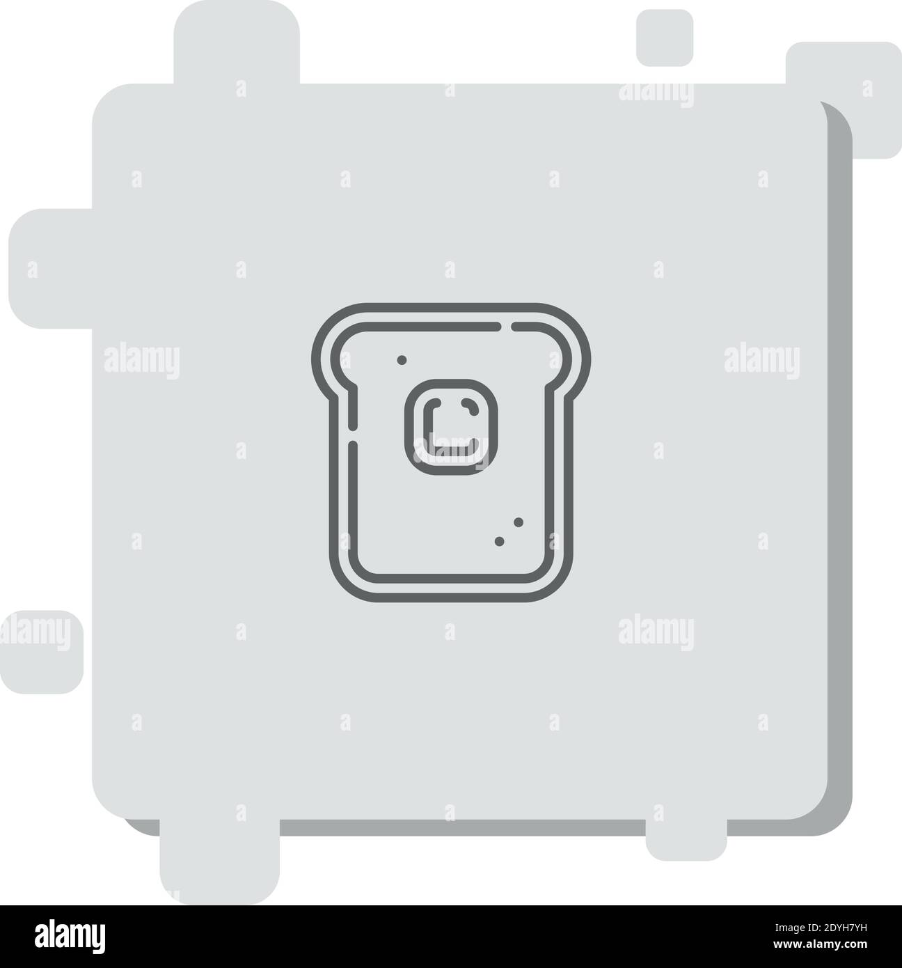 toast vector icon modern simple vector illustration Stock Vector Image ...
