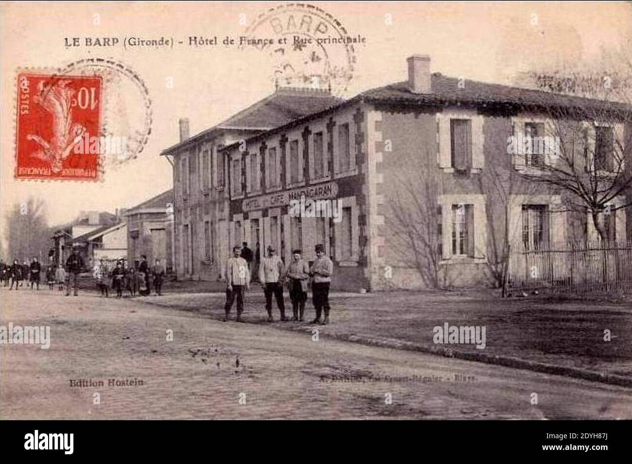 Le Barp - Hôtel de France 2 Stock Photo - Alamy