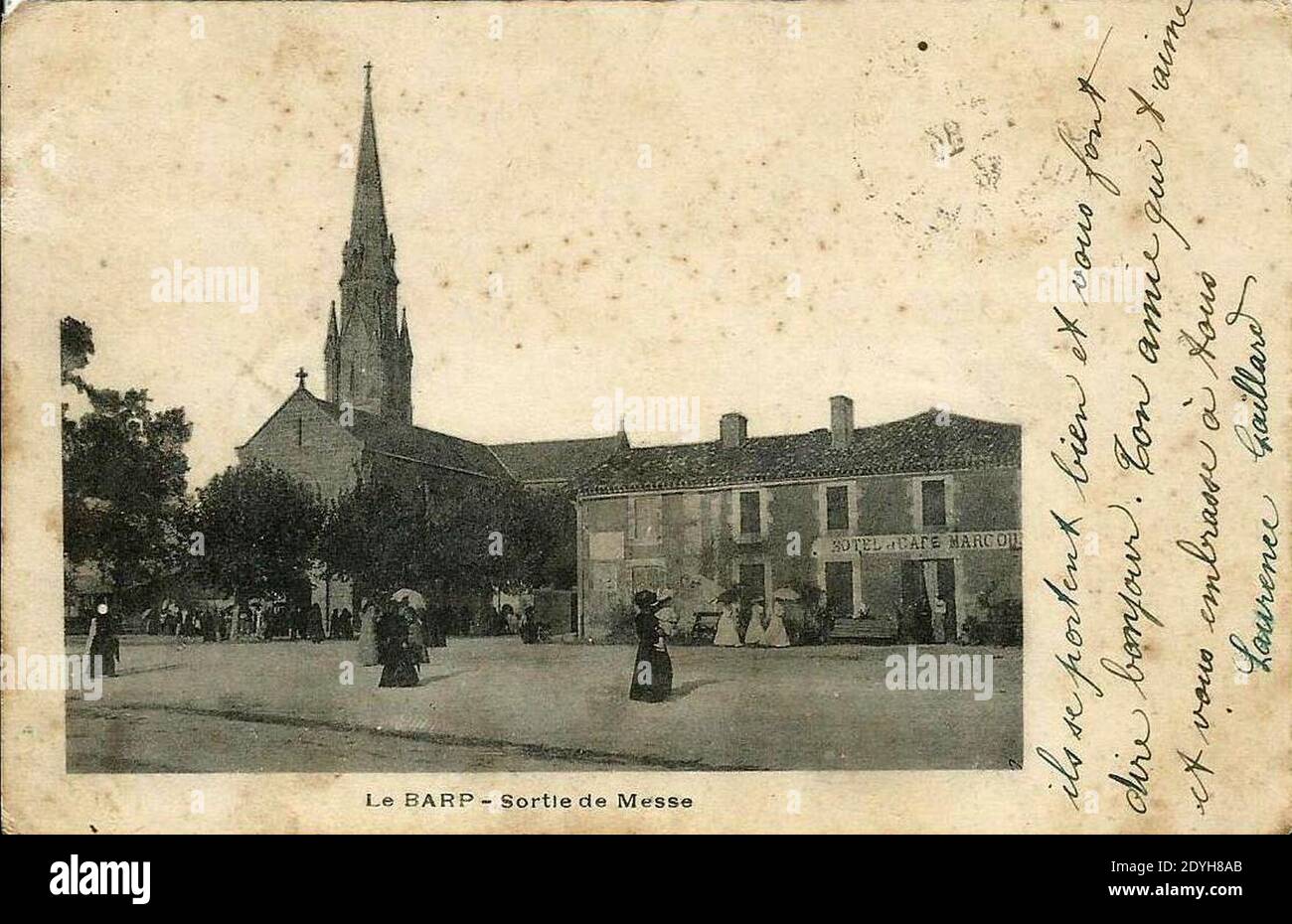 Le Barp - église 3 Stock Photo - Alamy