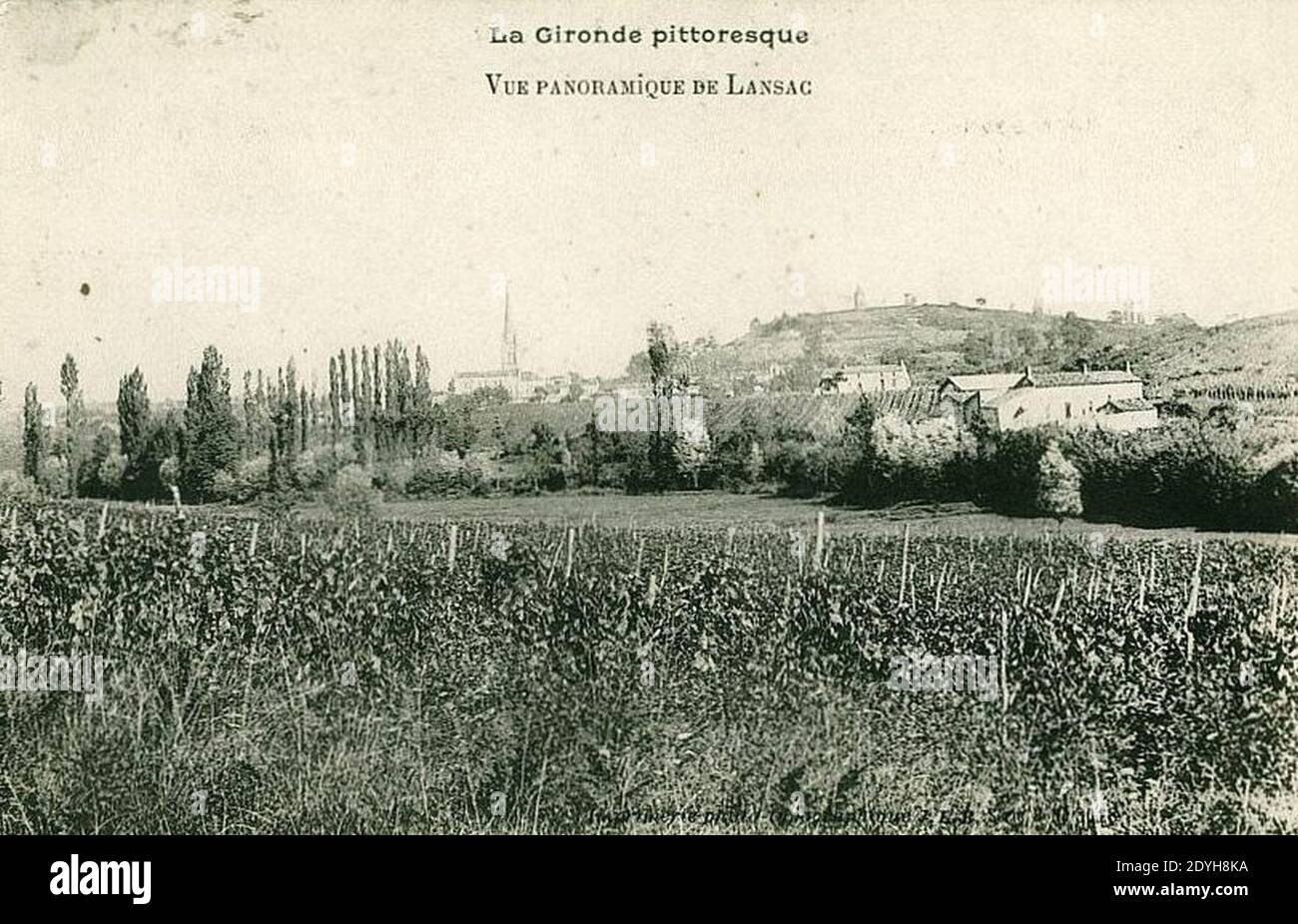 Lansac - vue générale 2 Stock Photo - Alamy