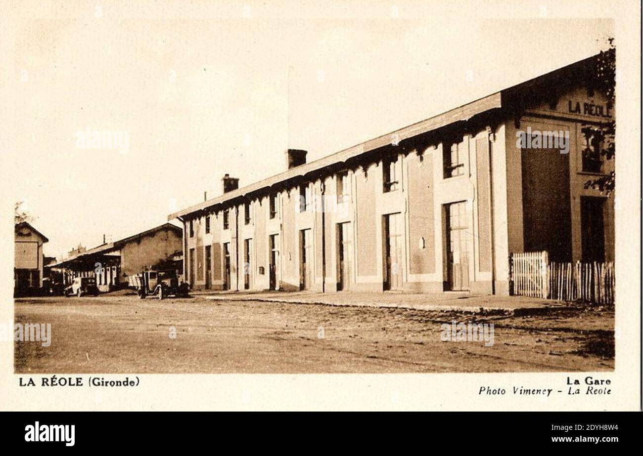 La Réole - Gare 1 Stock Photo - Alamy