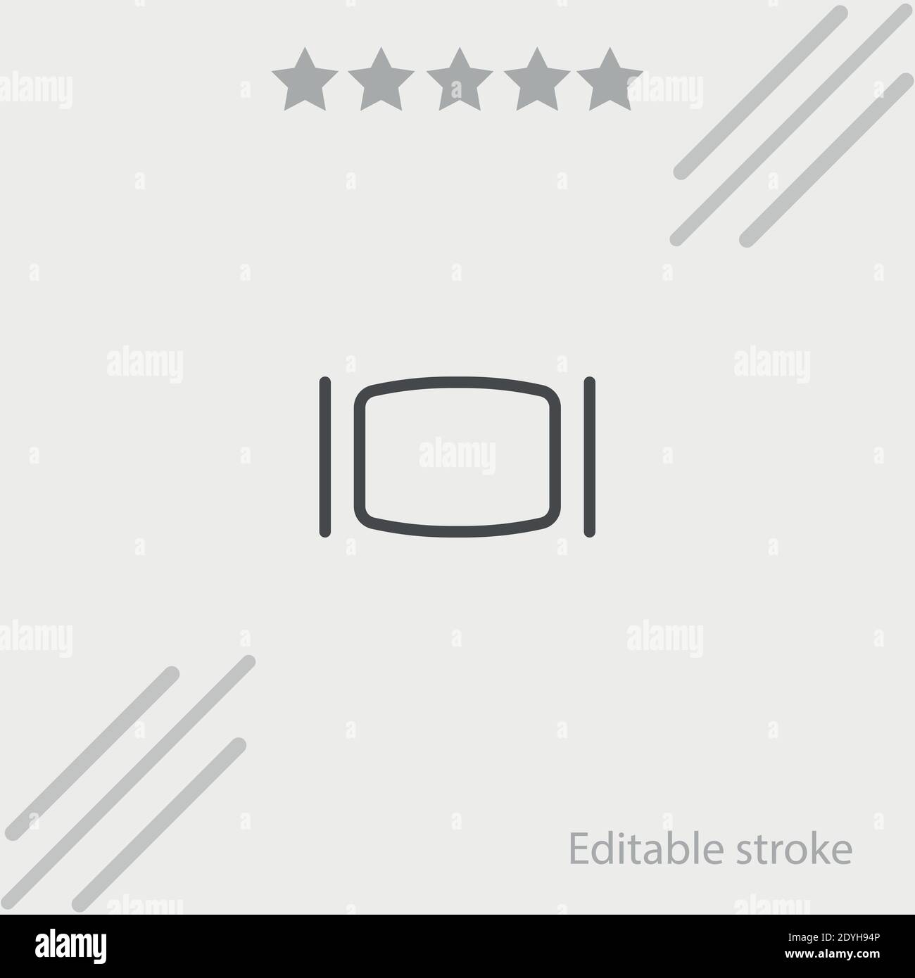 display vector icon modern simple vector illustration Stock Vector ...