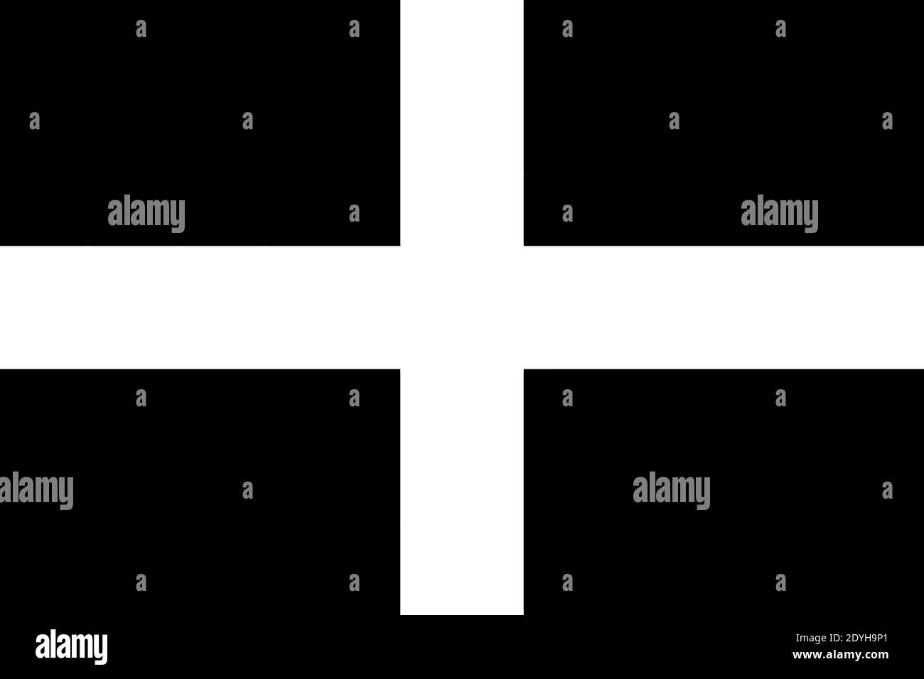 County Flag of Cornwall that represents Cornwall county in the UK Stock ...
