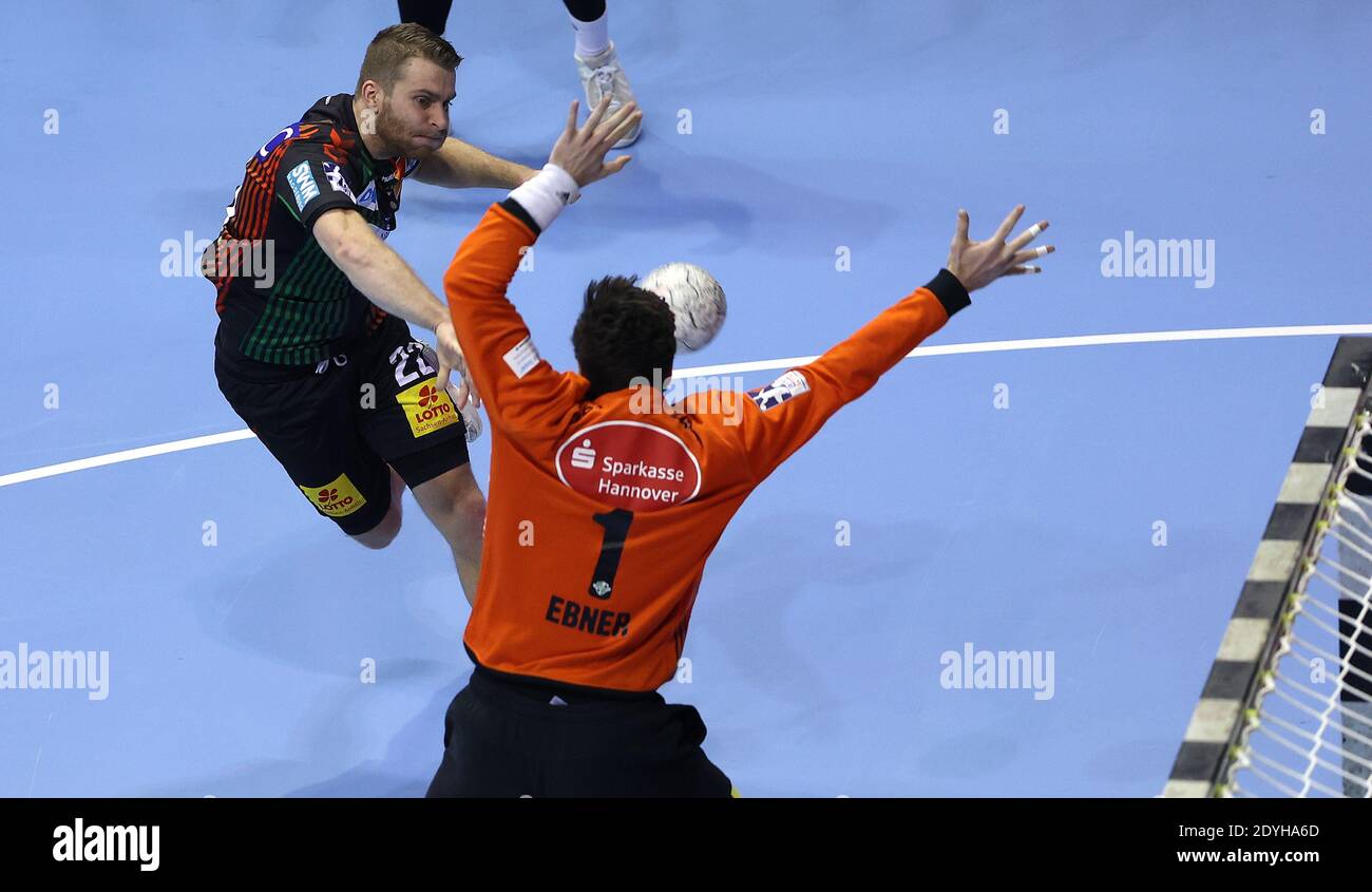 Magdeburg, Germany. 26th Dec, 2020. Handball: Bundesliga, SC Magdeburg ...