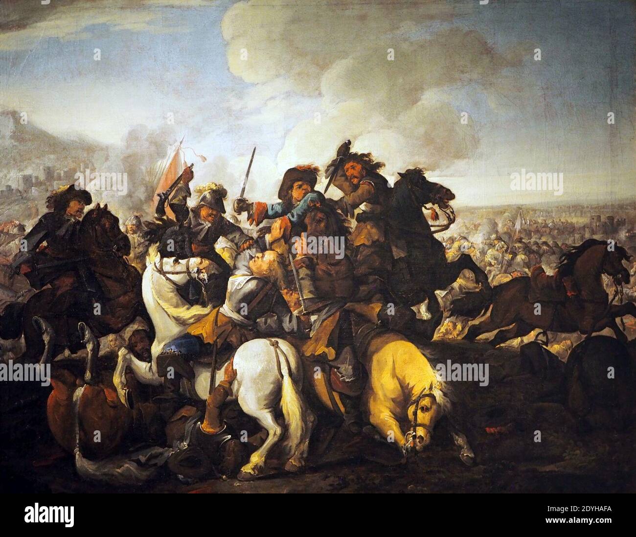 Cavalry battle scene hi-res stock photography and images - Alamy