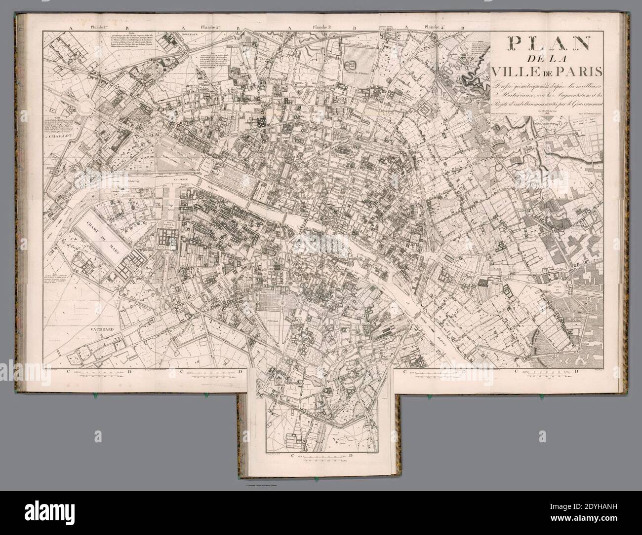 La topographie de Paris by Nicolas Maire - Composite map - David Rumsey ...