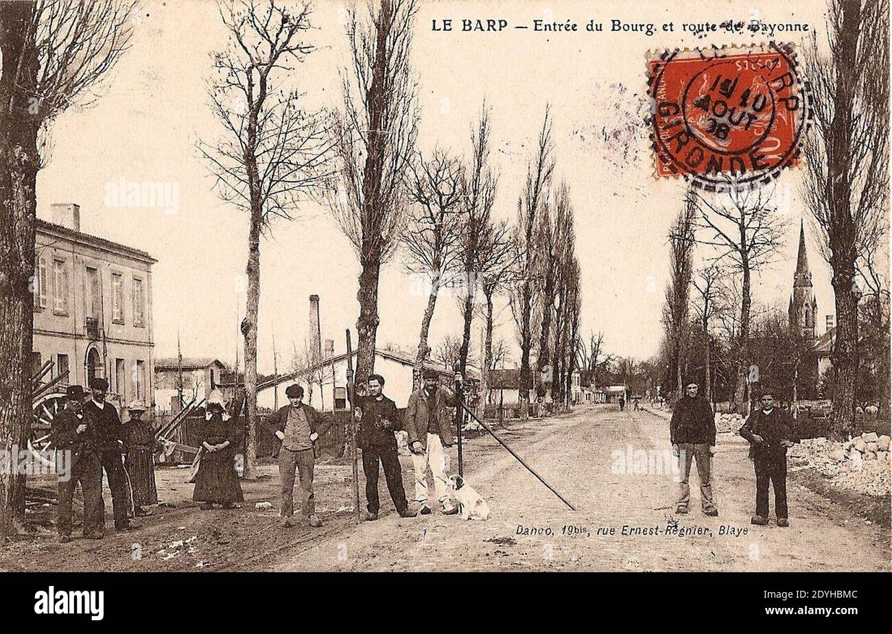 Le Barp - bourg 11 Stock Photo - Alamy