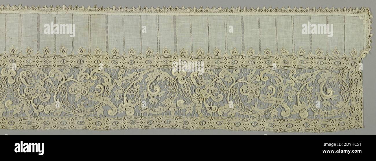 Lace Border, late 19th century Stock Photo - Alamy