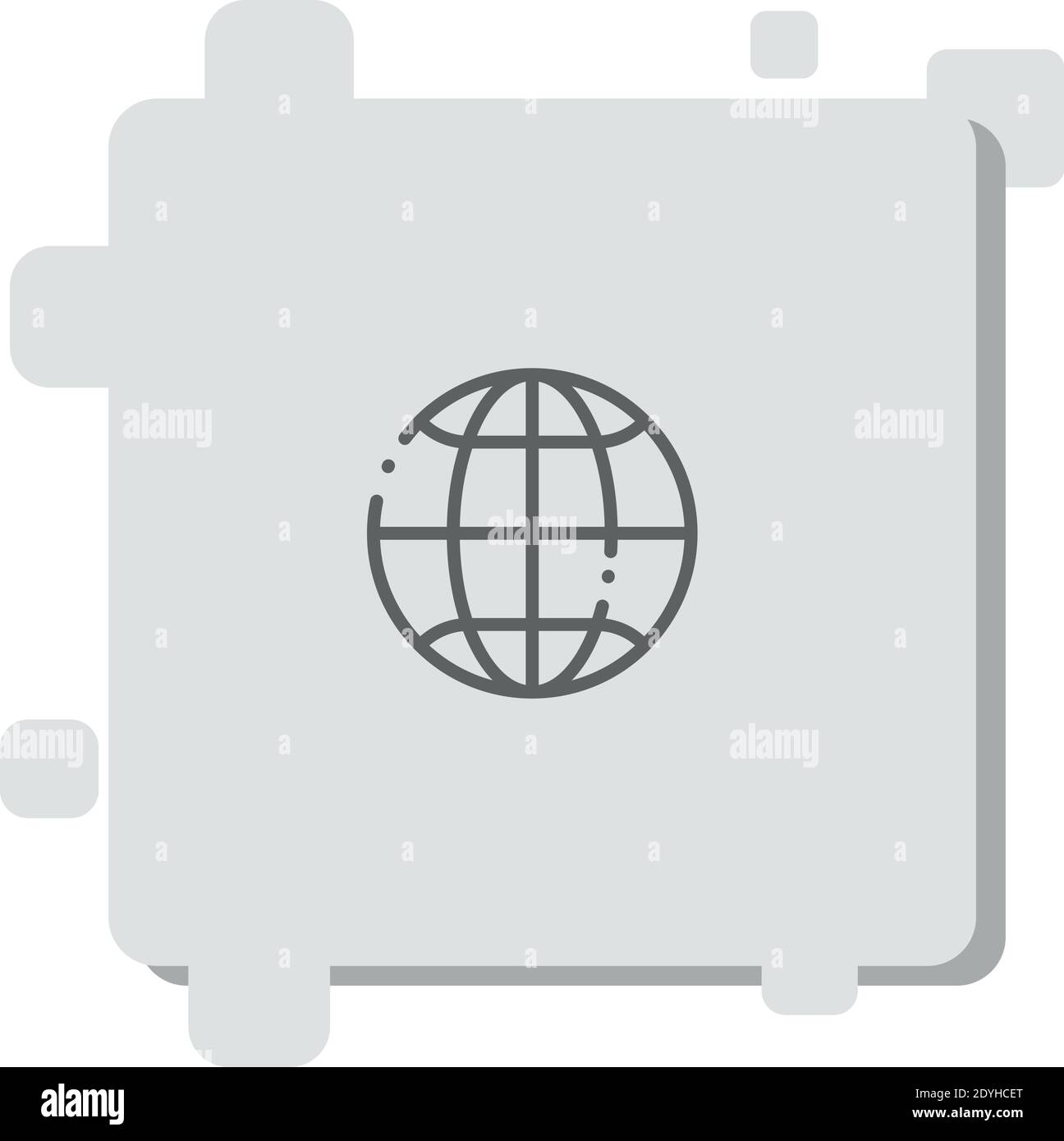 earth grid vector icon modern simple vector illustration Stock Vector ...