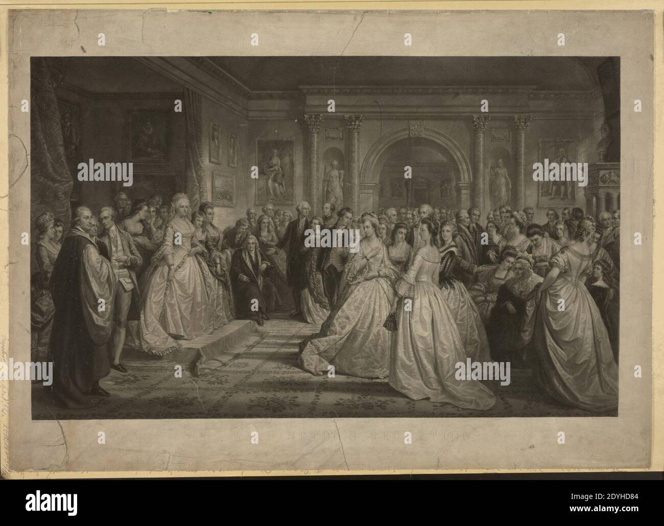 Lady Washington's reception Stock Photo - Alamy
