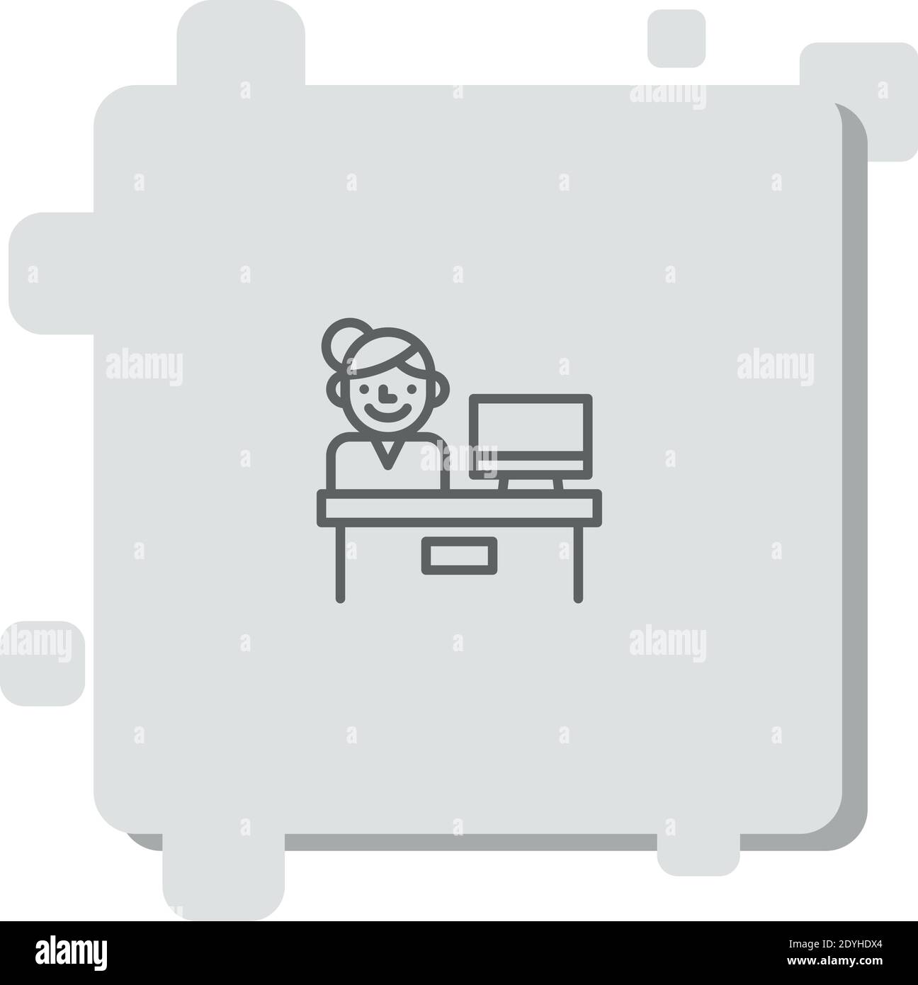 reception vector icon modern simple vector illustration Stock Vector ...