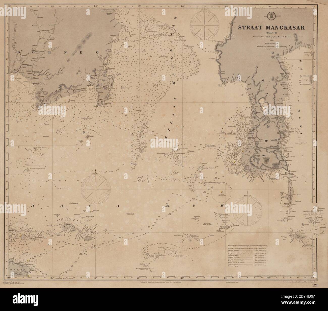 Landkaart, objectnr A 18630 Stock Photo - Alamy