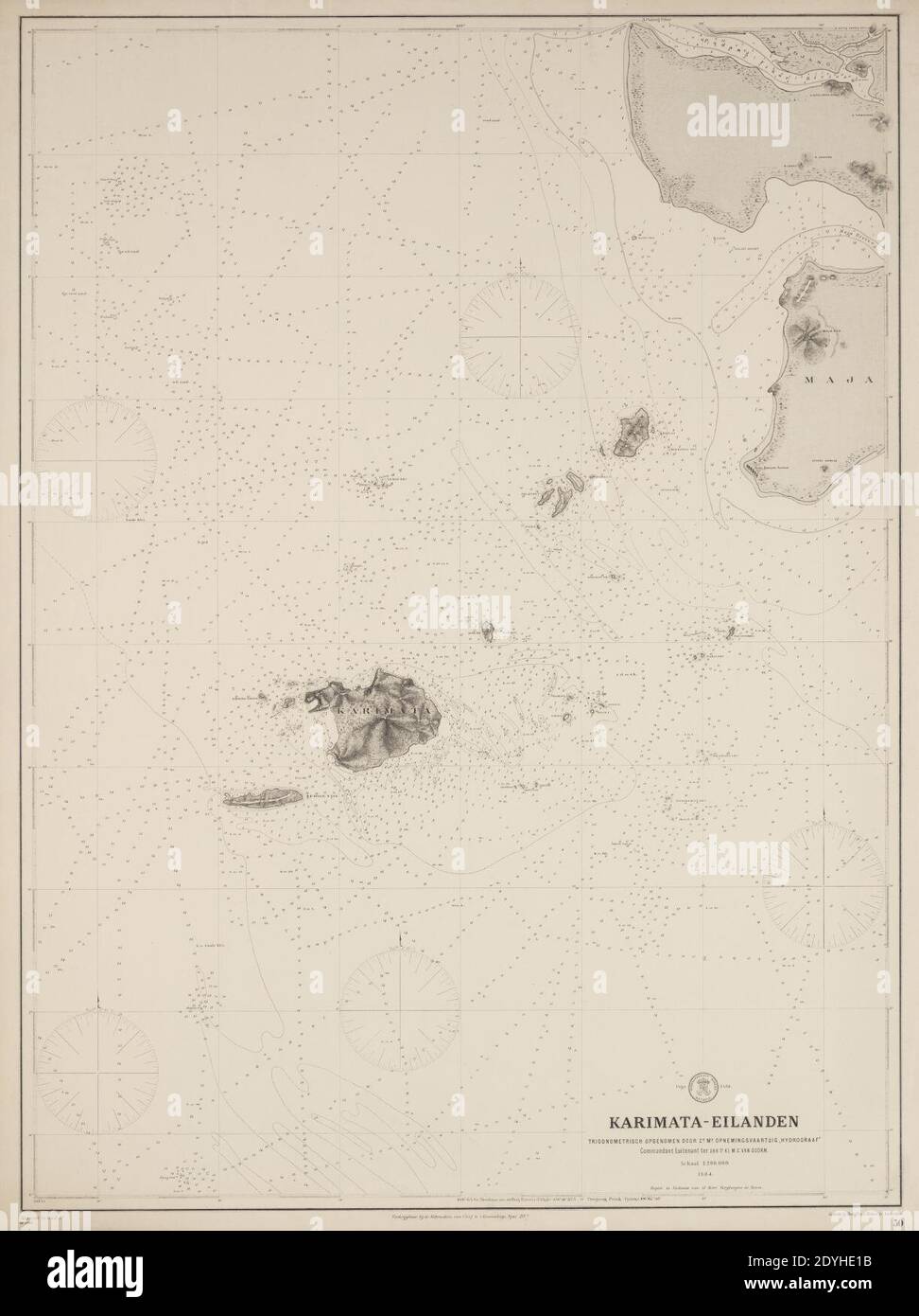 Landkaart, objectnr A 18626 Stock Photo - Alamy