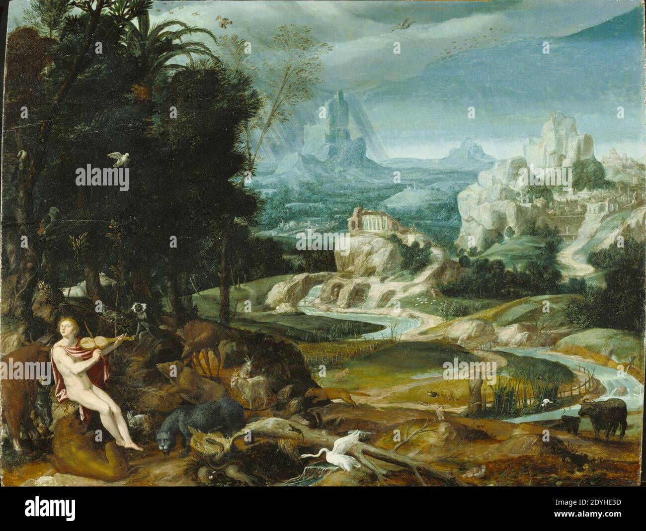 Landscape with Orpheus 00067001 Stock Photo - Alamy