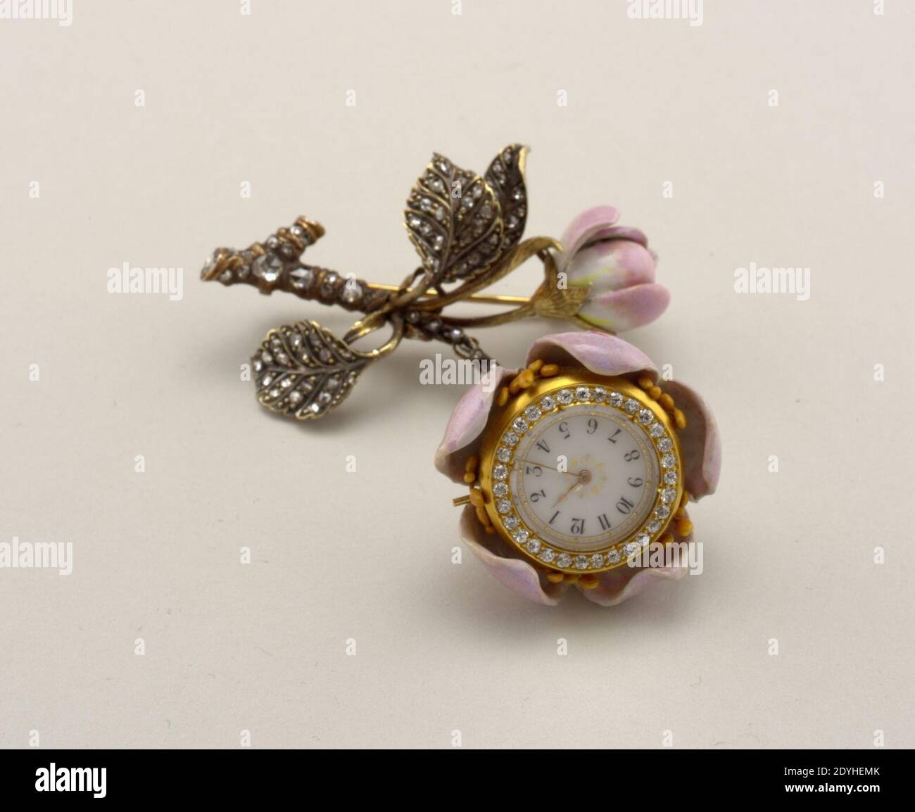 Lapel Watch (USA), ca. 1889 Stock Photo - Alamy