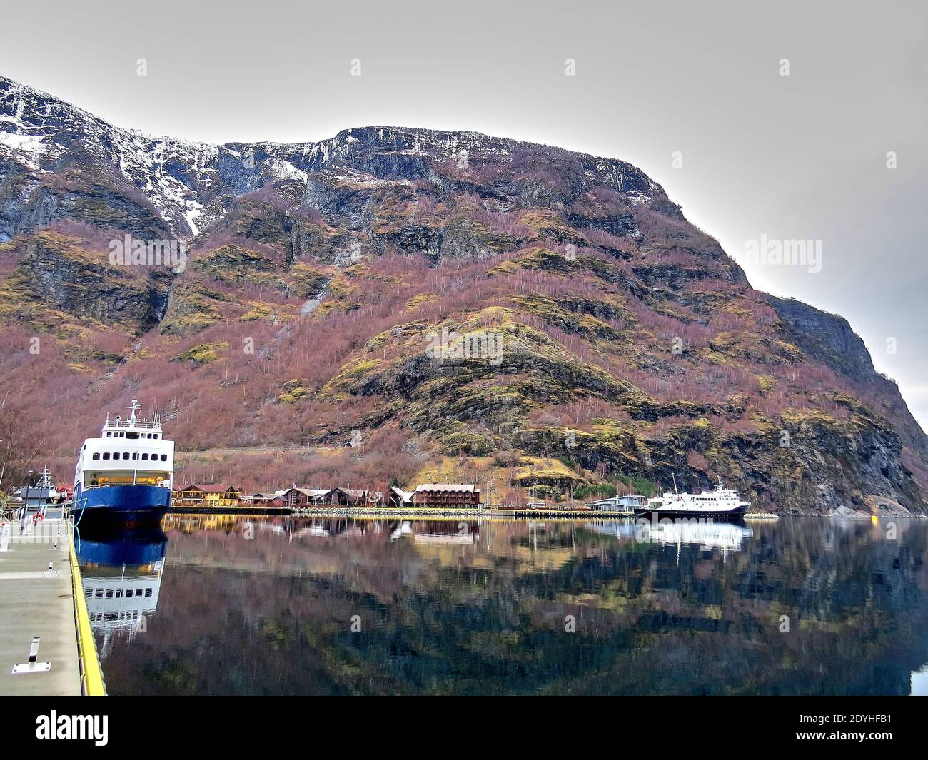 A beautiful view from the famous fjords of Norway Stock Photo - Alamy