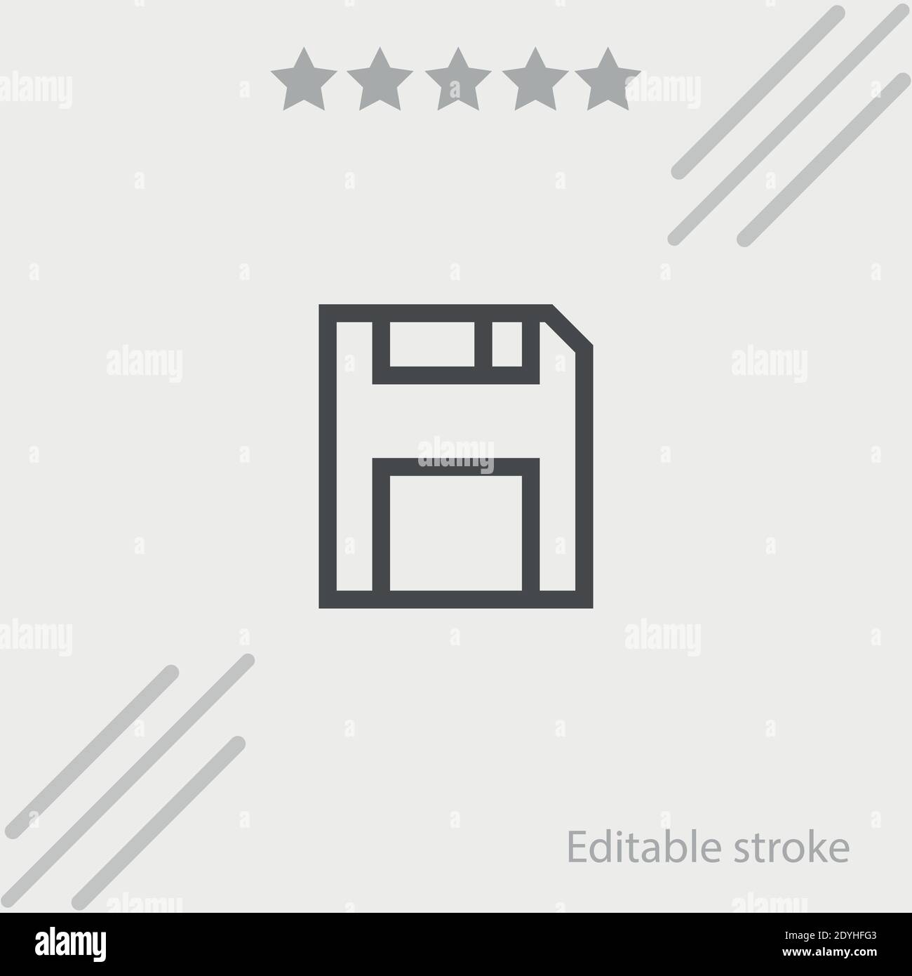 save vector icon modern simple vector illustration Stock Vector Image ...