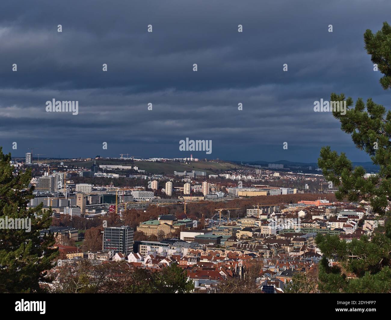 Stuttgart aerial view hi-res stock photography and images - Alamy