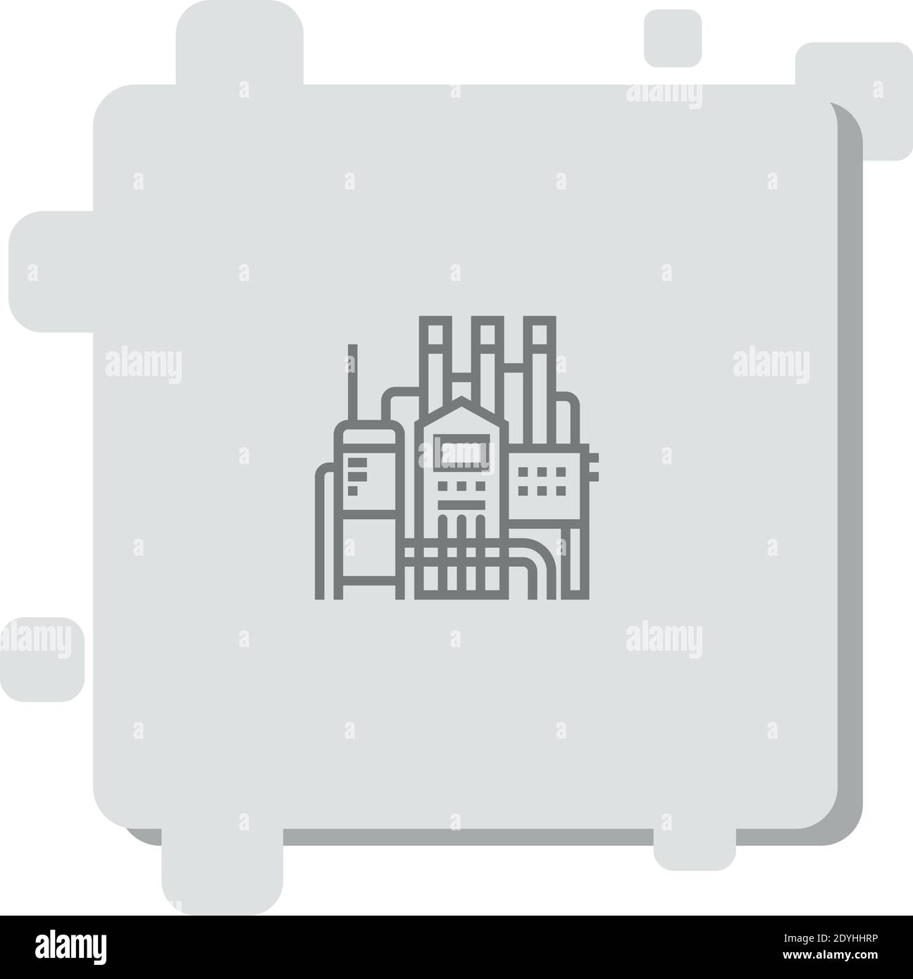 refinery vector icon modern simple vector illustration Stock Vector ...