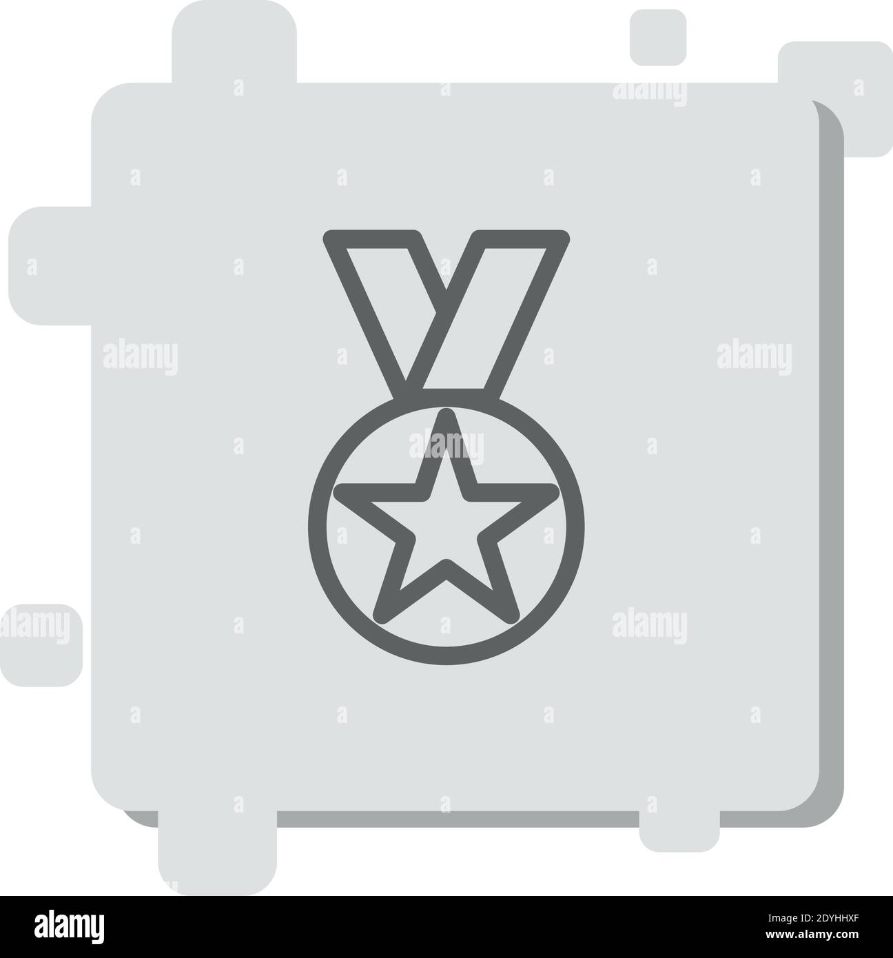 medal vector icon modern simple vector illustration Stock Vector Image ...