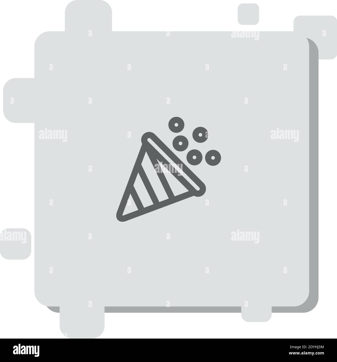 celebration vector icon modern simple vector illustration Stock Vector ...