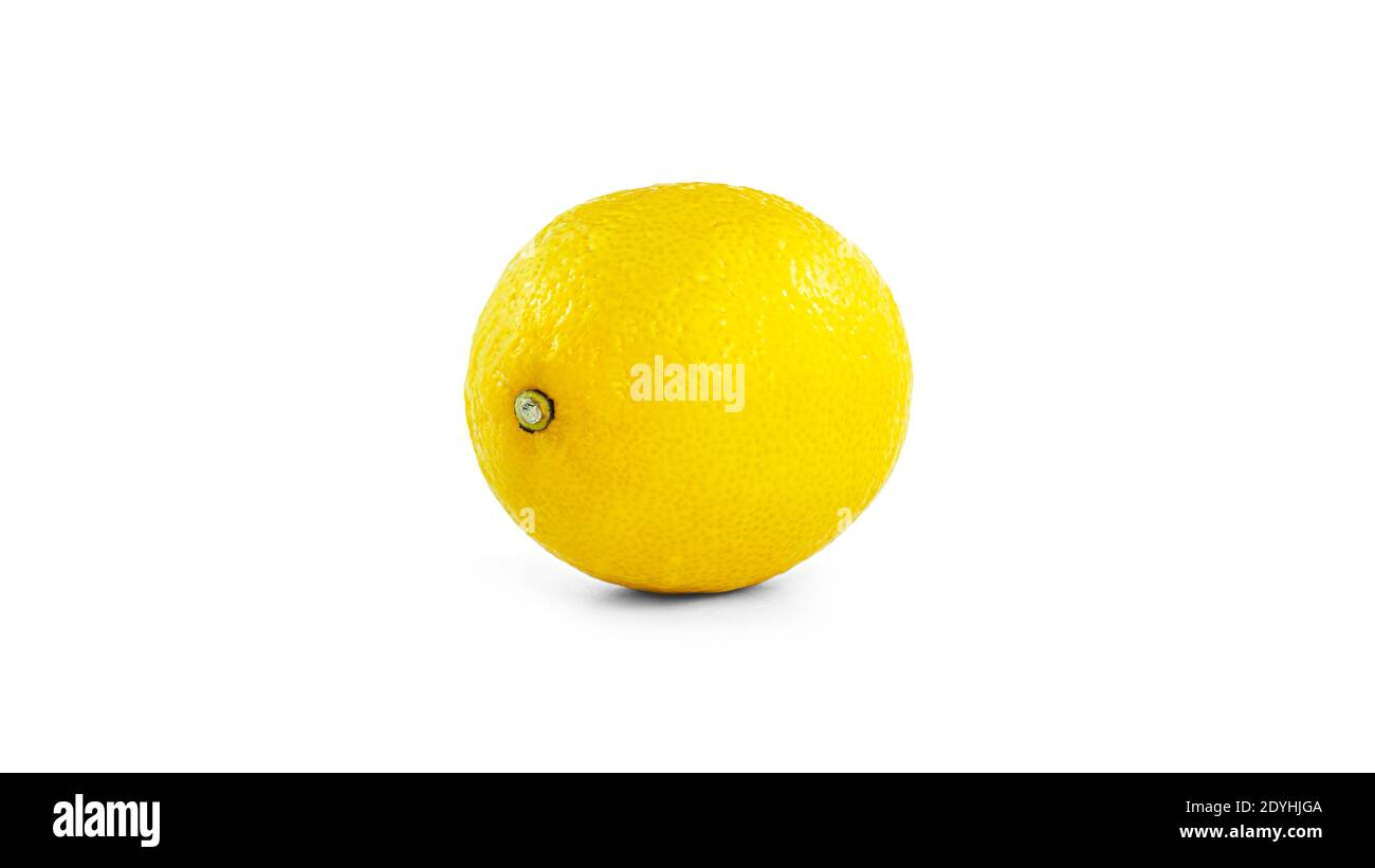 Cutted slices lemon on Cut Out Stock Images & Pictures - Alamy