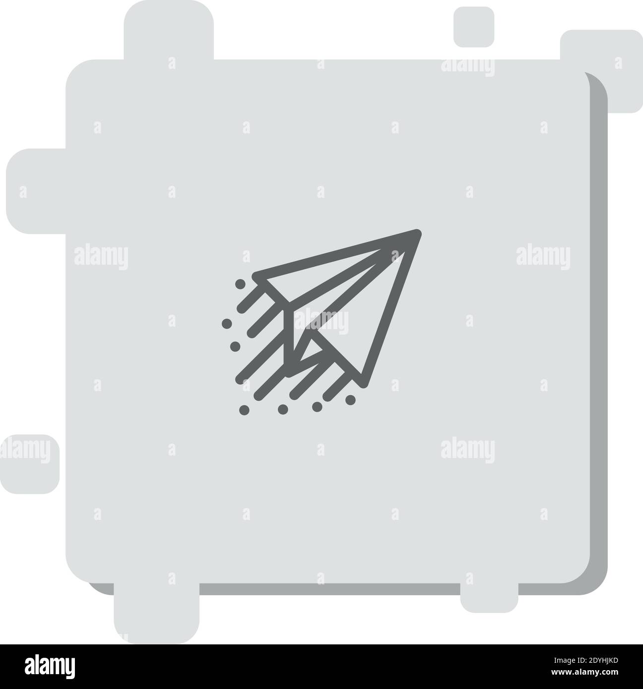 launch vector icon modern simple vector illustration Stock Vector Image ...