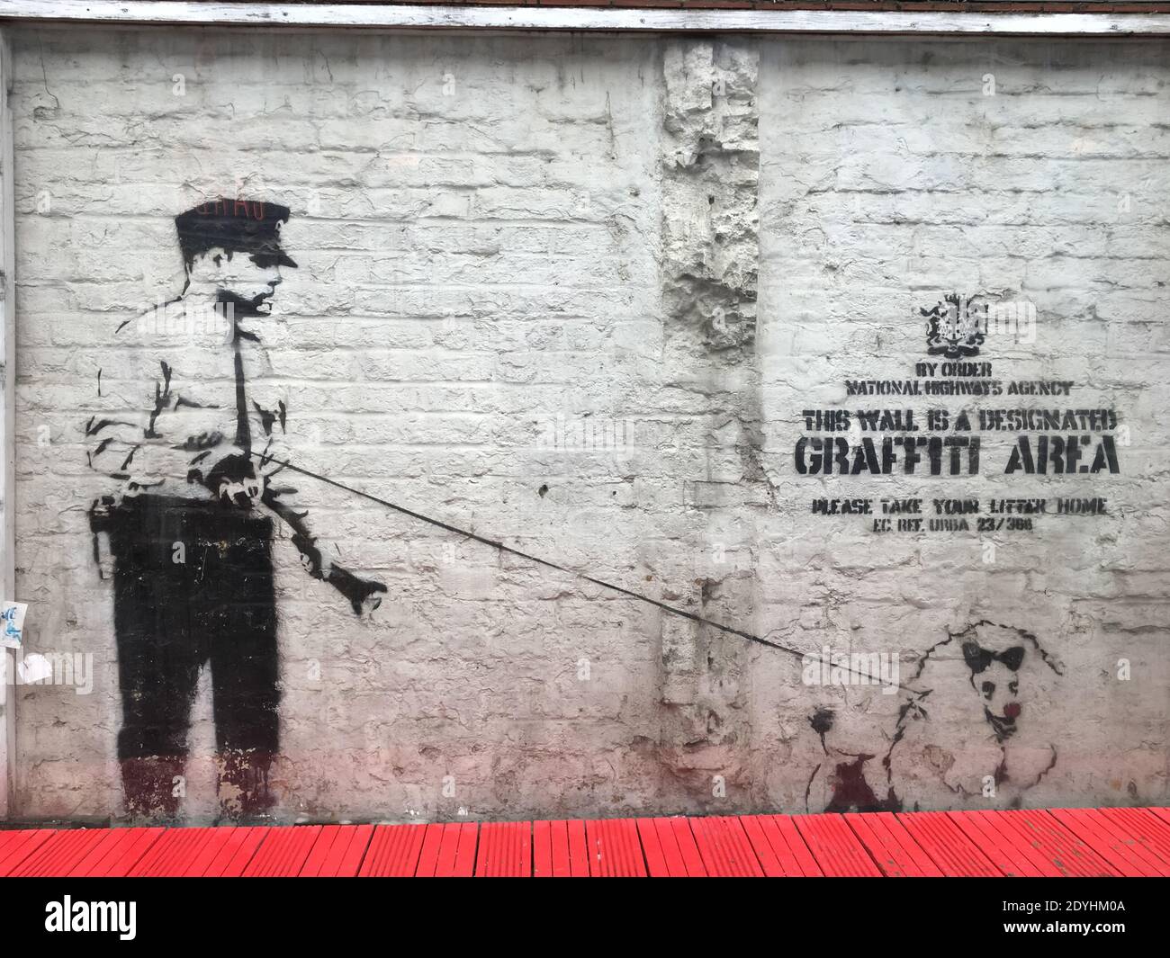 Banksy Graffiti Police