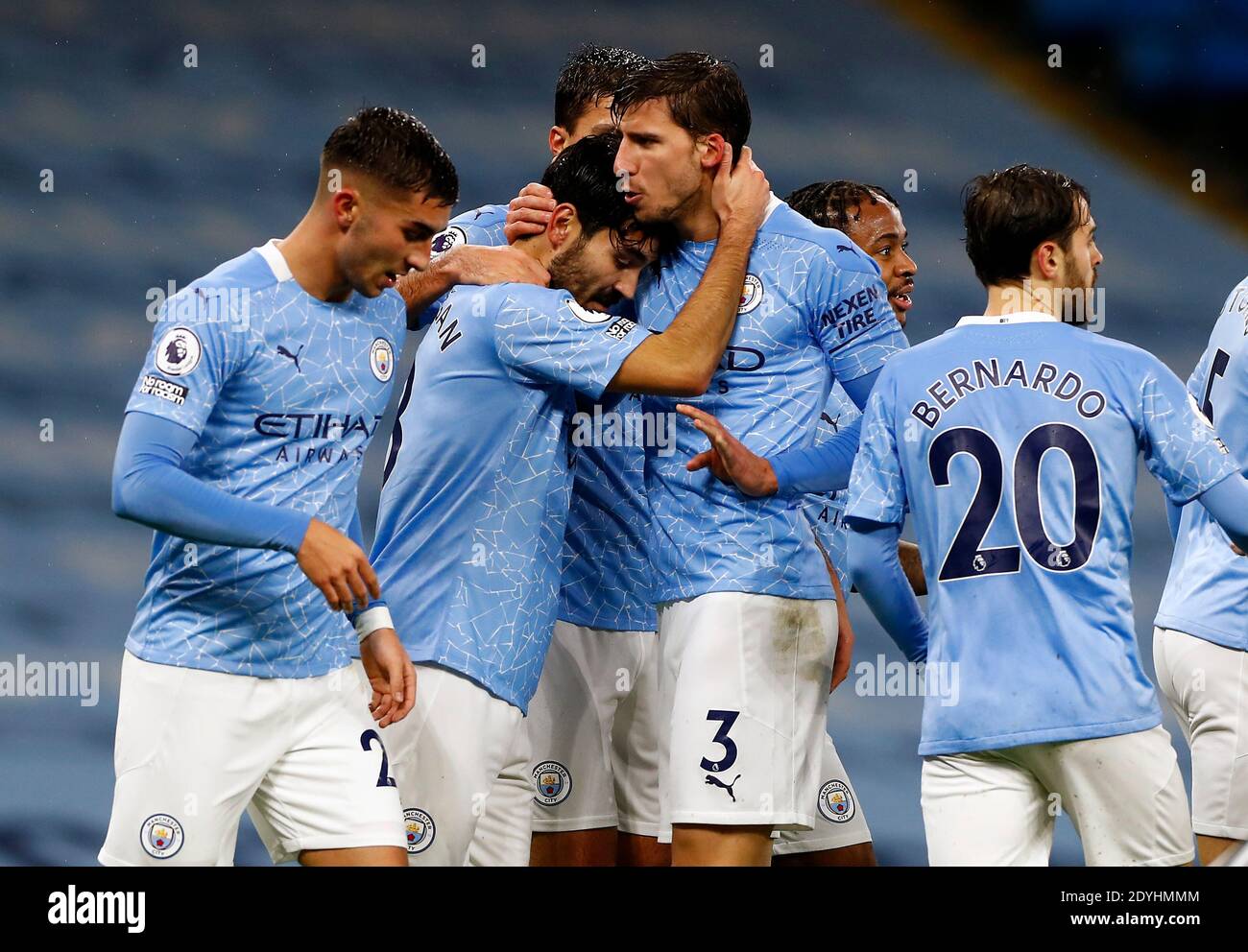 Manchester City's Ilkay Gundogan celebrates scoring his side's first ...