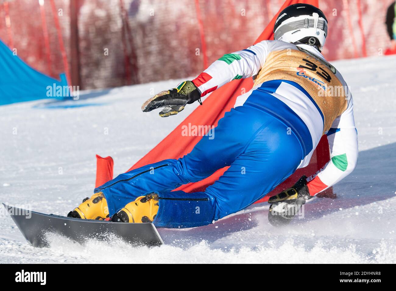 Cortina d'Ampezzo, Italy, 12 Dec 2020. MARCH Aaron of Italy competing ...
