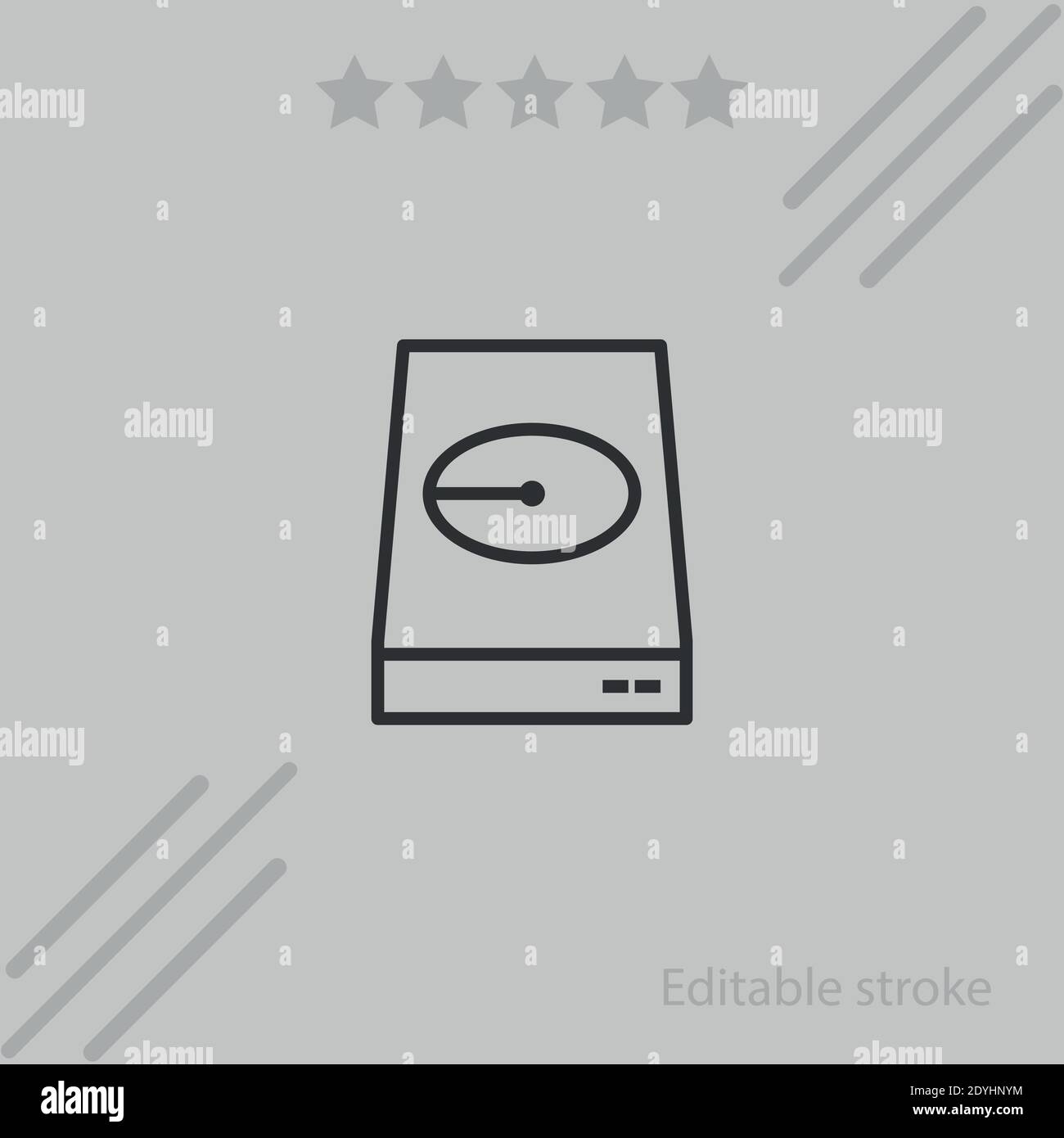 hard disk vector icon modern simple vector illustration Stock Vector ...