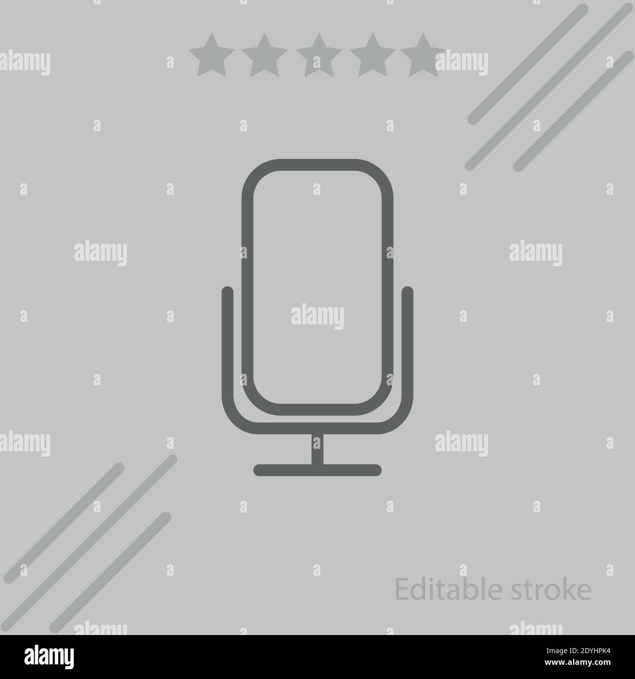 condenser microphone vector icon modern simple vector illustration ...