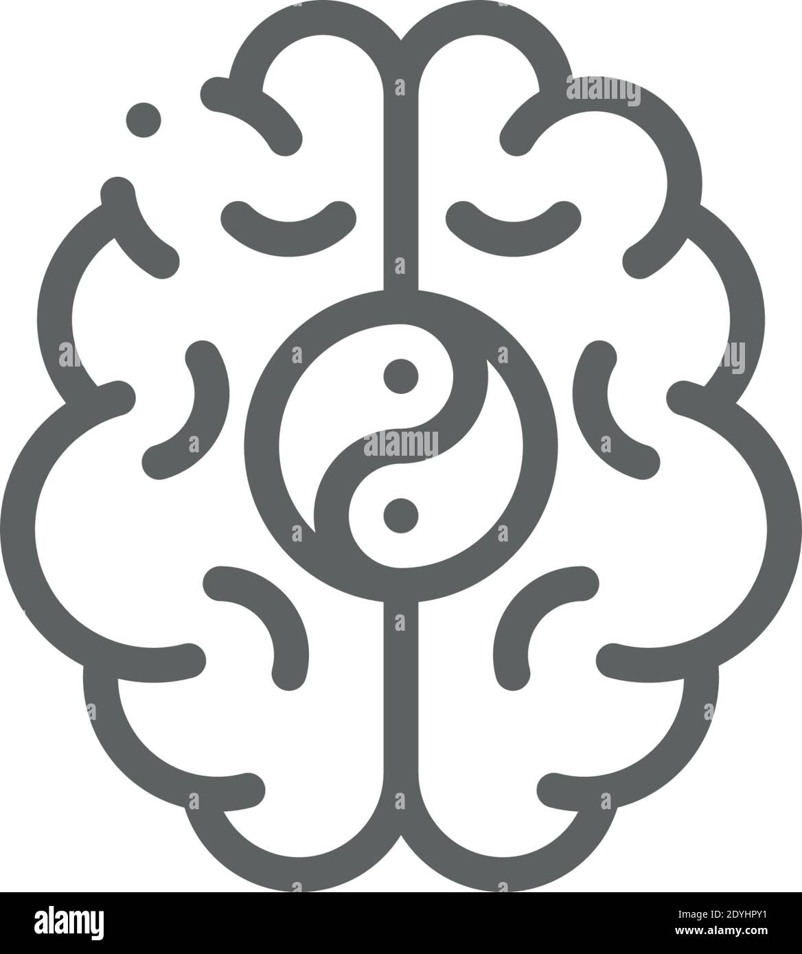 yin yang vector icon modern simple vector illustration Stock Vector ...