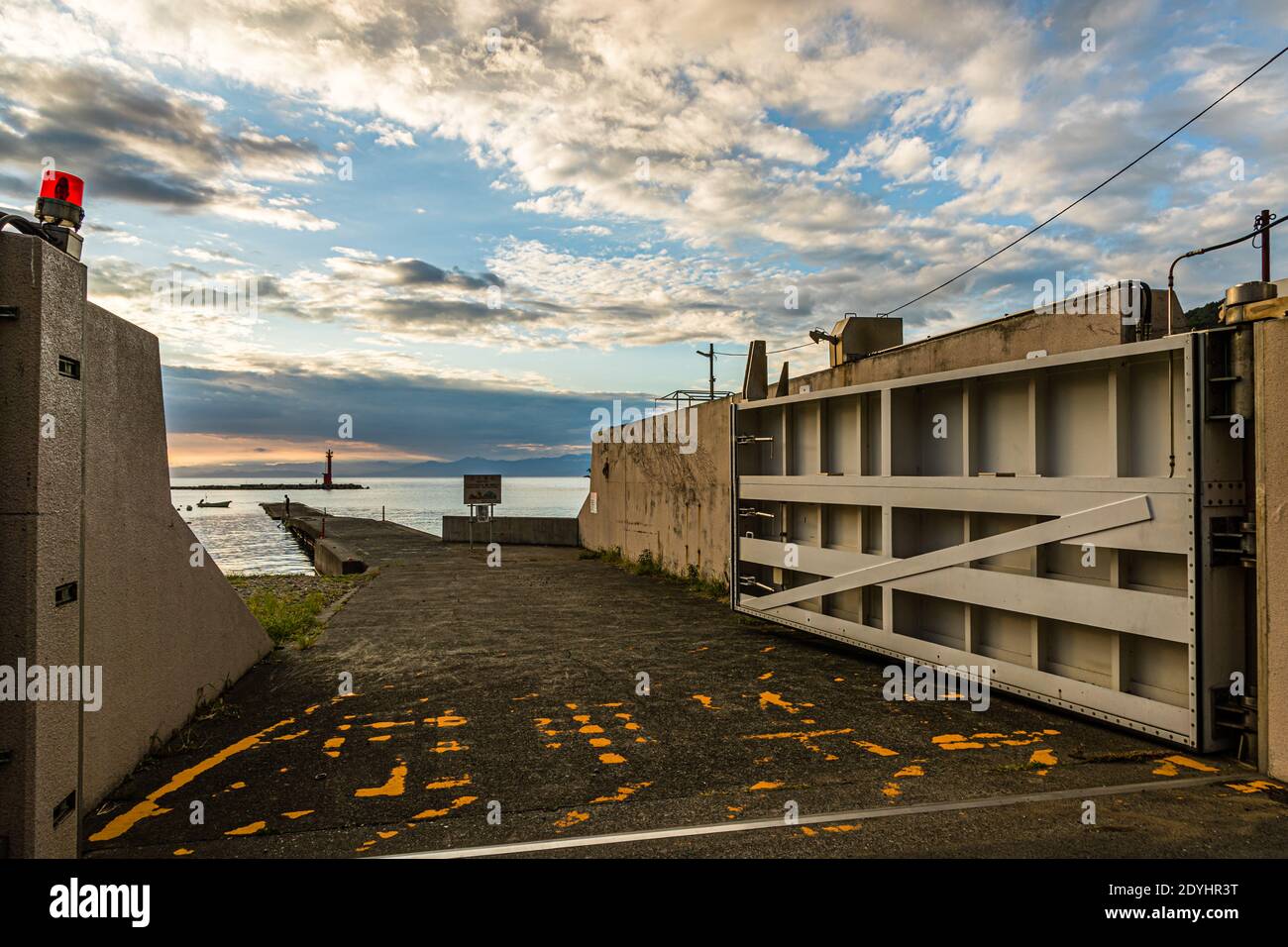 Tsunami protection wall in Nishiizu-Cho, Japan Stock Photo - Alamy