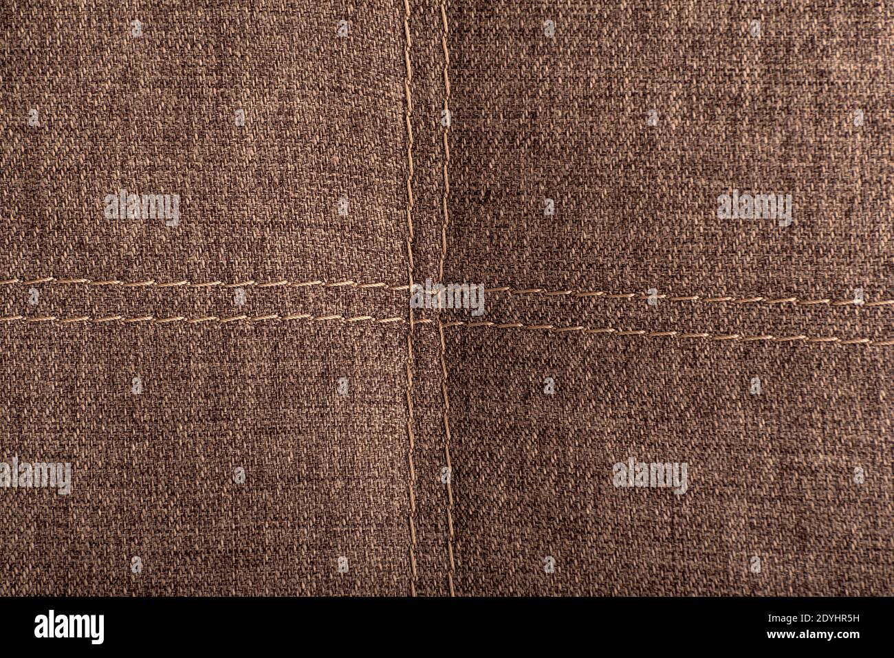 Textile surface with stitching. Textured abstract background Stock ...