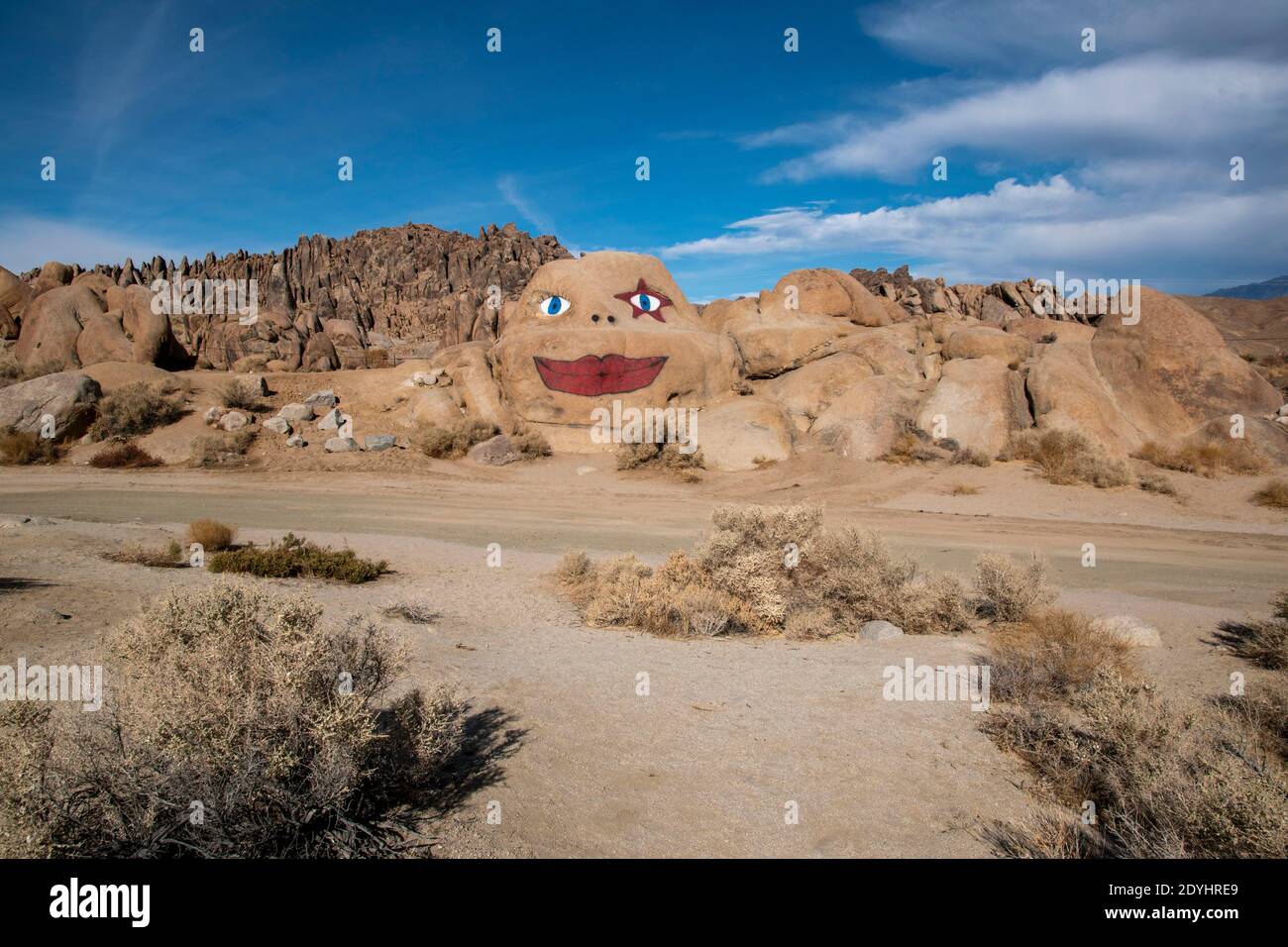 Alabama Hills, CA, USA offers views of Mt. Whitney, the tallest point ...