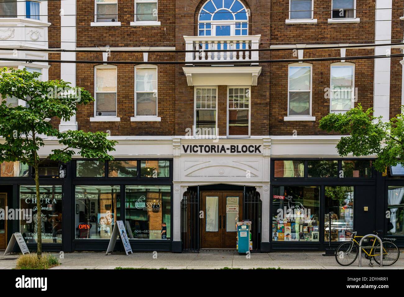 VANCOUVER, CANADA - JULY 18, 2019: victoria-block historic building ...