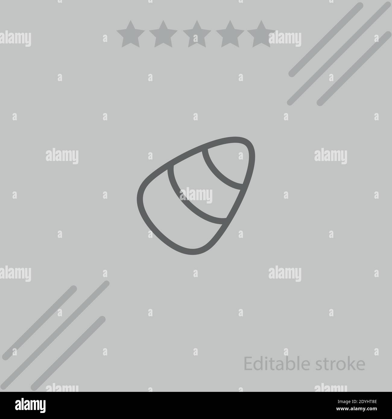 candy corn vector icon modern simple vector illustration Stock Vector ...