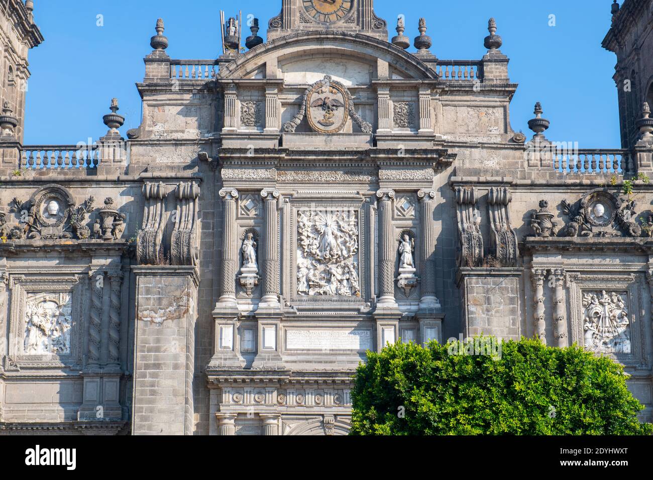Metropolitan Cathedral at Historic center of Mexico City CDMX, Mexico ...
