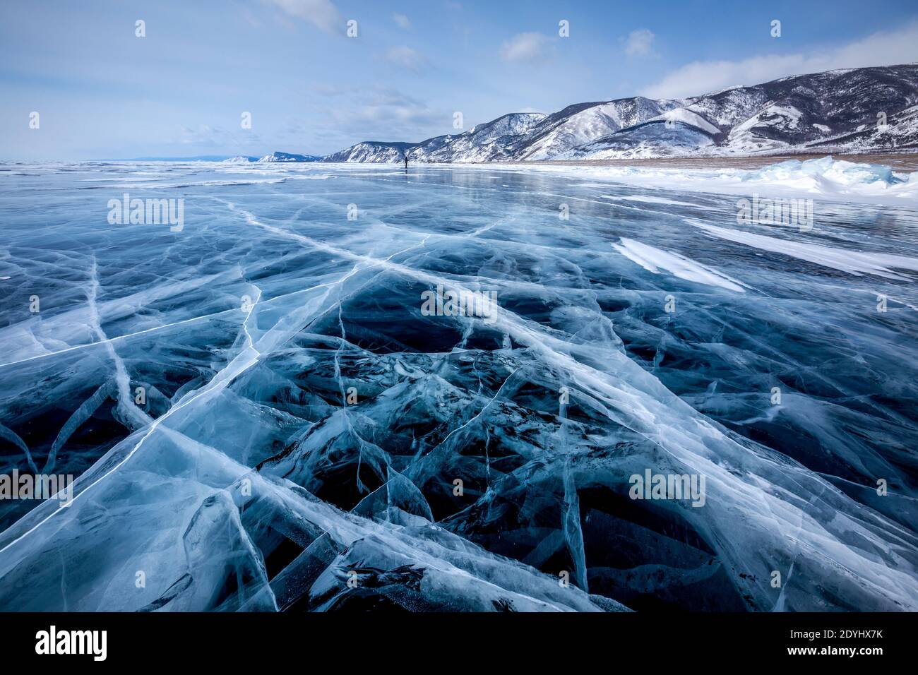Baikal lake blue ice hi-res stock photography and images - Alamy
