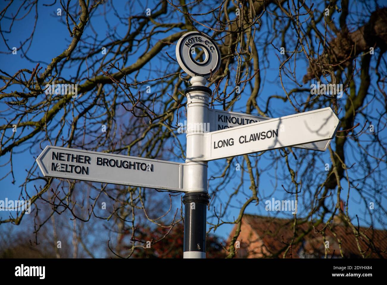 Old cast iron road sign hi-res stock photography and images - Alamy