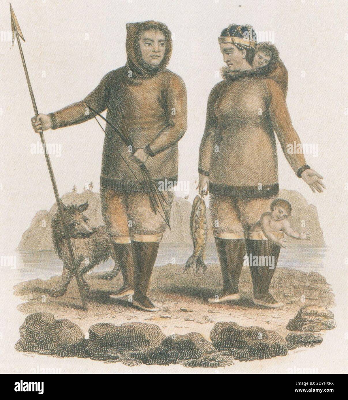 Labrador Eskimoindianer, nach den Berichten eines Herrnhuter Missionars ...